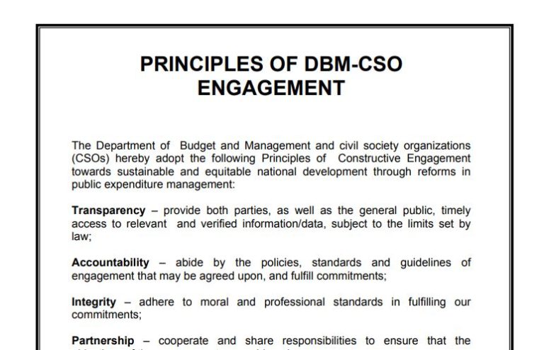 Principles of Engagement - World Movement for Democracy